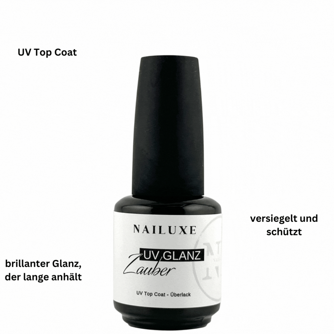 UV Glanz Zauber für strahlende Nägel - Nägel aushärten, ihr Überlack für Gel Nägel