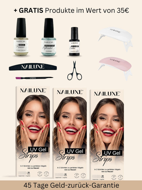 UV Gel Stripes, Nagelölen, Nagelscheren und mehr | NAILUXE